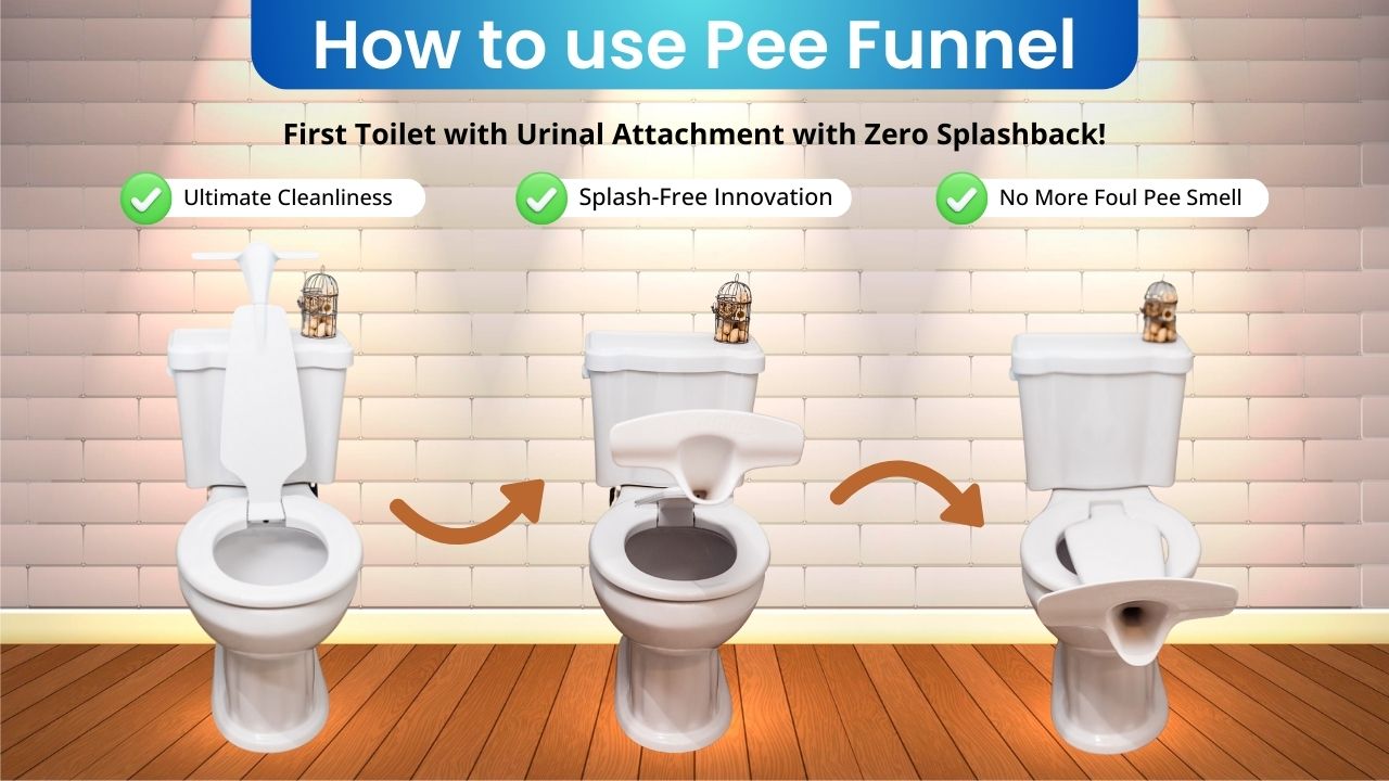 How to Use a Pee Funnel: Guide for Men to Eliminate Splashback! – True ...