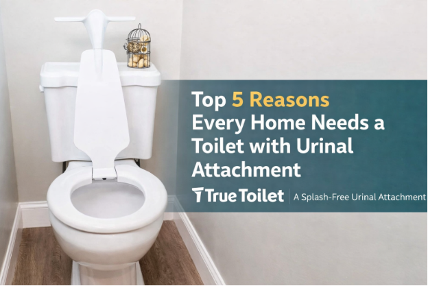 Reasons Every Home Needs a Toilet with Urinal Attachment - True Toilet