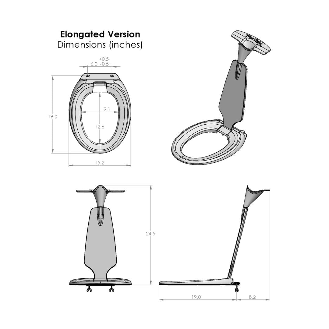 Mess free Urine Funnel for Men – Stay Clean & Dry – True Toilet