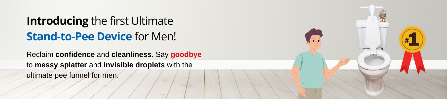 Best Stand to Pee Device & Men's Stand-Up Urinal Toilet Combo – True Toilet