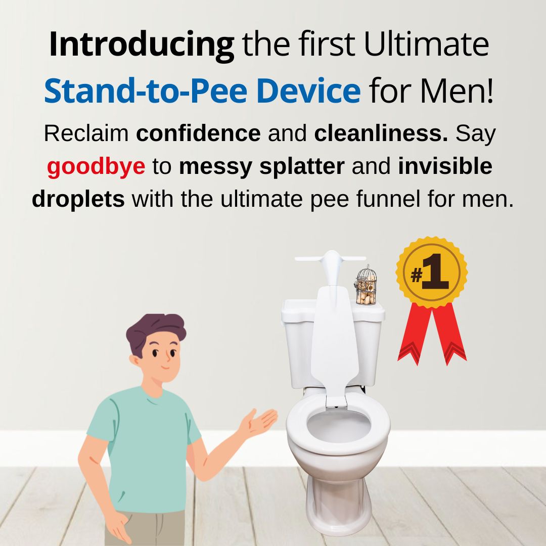 Best Stand to Pee Device & Men's Stand-Up Urinal Toilet Combo – True Toilet