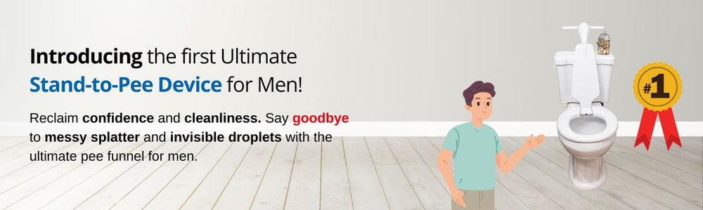 Best Stand to Pee Device & Men's Stand-Up Urinal Toilet Combo – True Toilet