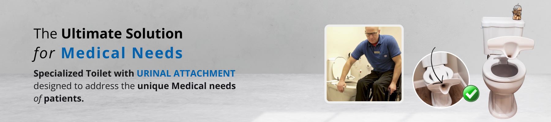 True Toilet Urinal Attachment for Medical Needs | Enhance Independence