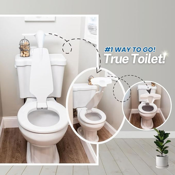 Best Stand to Pee Device & Men's Stand-Up Urinal Toilet Combo – True Toilet